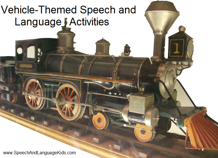 Vehicle Activities for Speech and Language - Speech And Language Kids