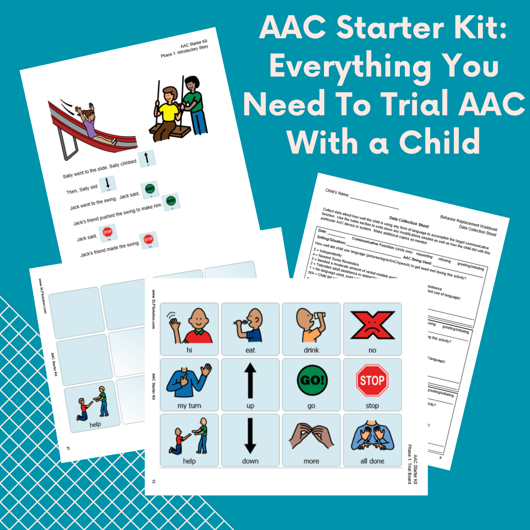 AAC Starter Kit: Everything You Need to Trial AAC with a Child (No Prep Kit) - Speech And ...