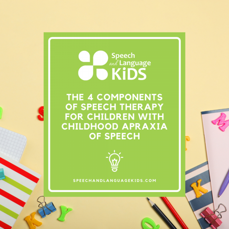Childhood Apraxia Of Speech Goals CAS Speech Therapy
