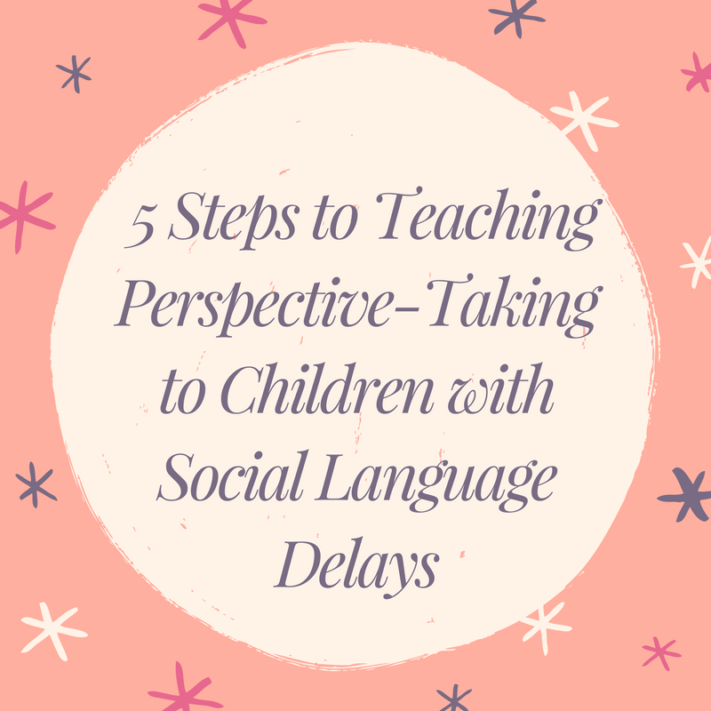 5 Steps to Teaching Perspective-Taking to Children with Social Language ...