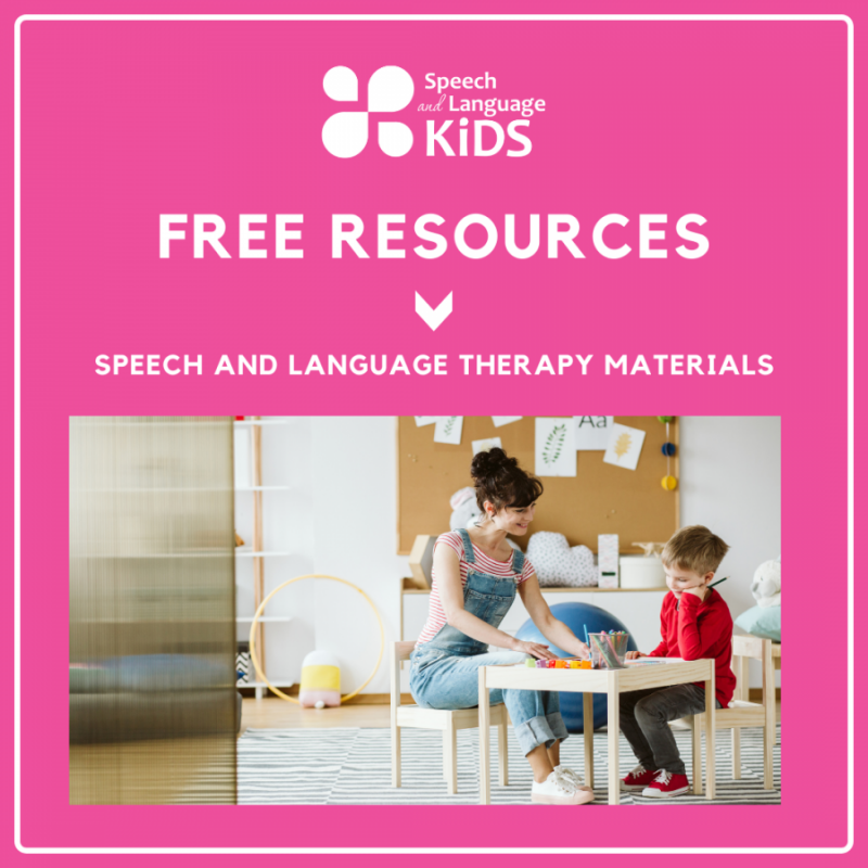 Free Speech Therapy Activities | PDFs, Games, & AI-Powered Material ...