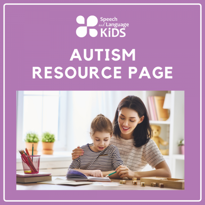 Speech Therapy for Autism: Activities, PDFs, and Info - Speech And ...